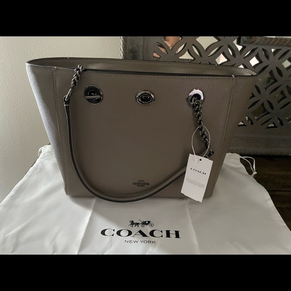 Coach | Bags | Nwt Grey Shoulder Bag | Poshmark